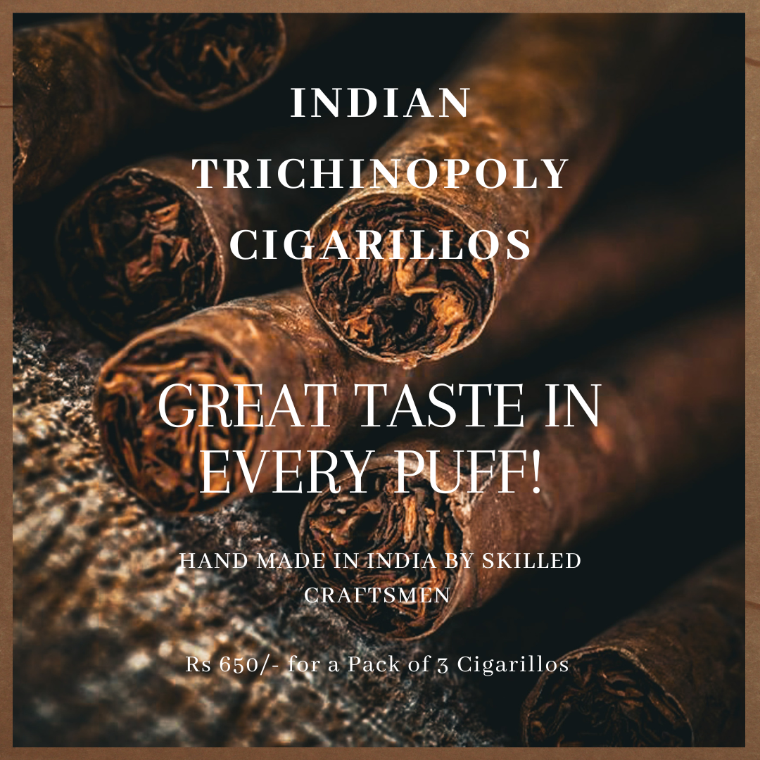 Indian Trichinopoly Cigarillo (Pack of 2 ) - www.cigarsindia.in